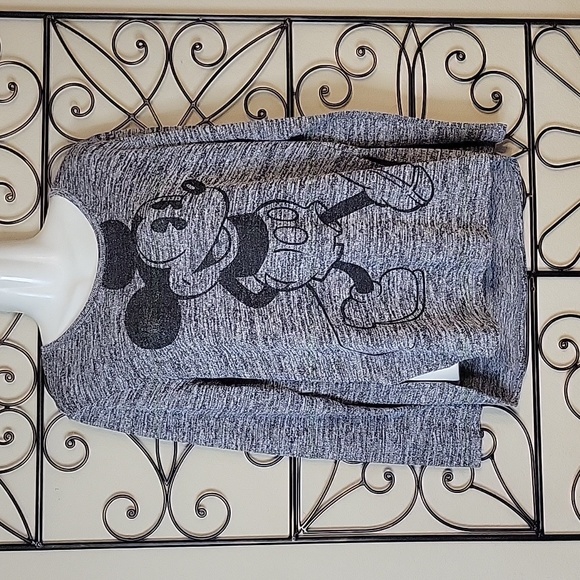 Disney | Sweaters | Disney Mickey Mouse Gray Sweater Sz Jrs Xl | Poshmark
